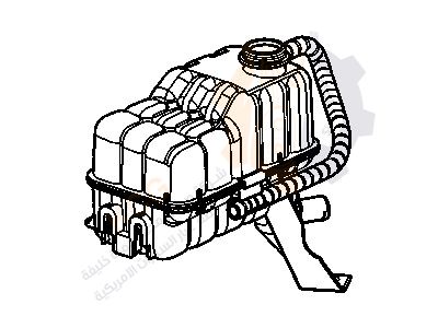 قربة لديتر جمس 00-06 بدون حساس اصلي :: أنظمة التبريد