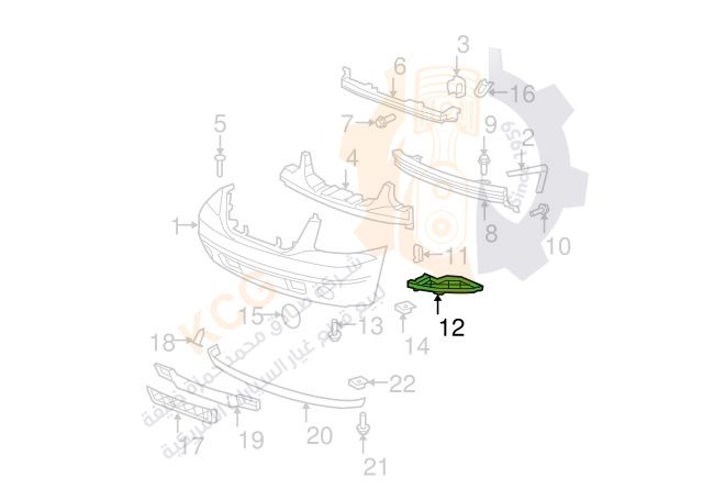 قاعدة صدام جمس م07-13 يسار اصلي :: الهيكل